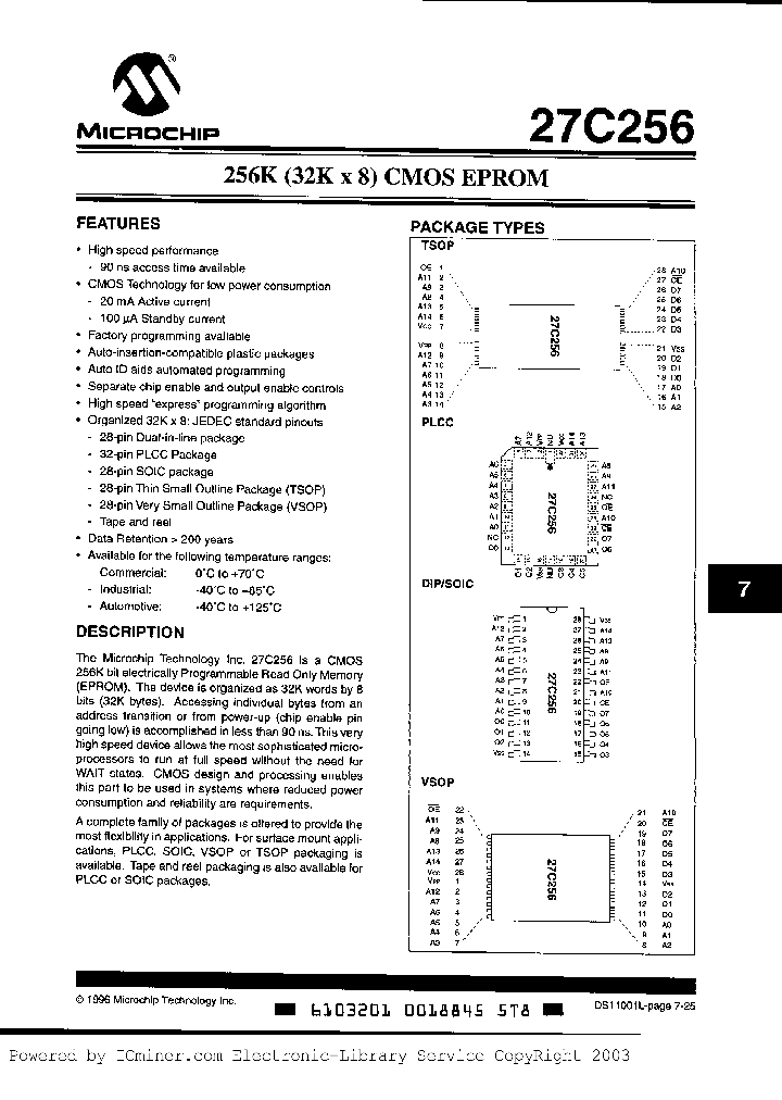 27C256-12EP_2227043.PDF Datasheet Download --- IC-ON-LINE